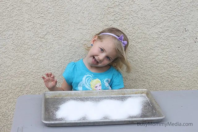 Preschool Sensory Activity - Salt Writing