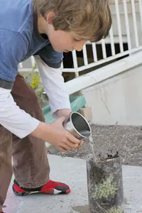 Science for Kids - Soda Bottle Compost