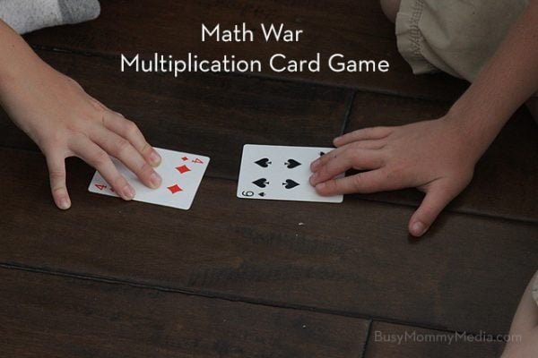 Math War Multiplication Card Game