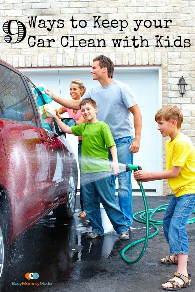 9 Ways to Keep your Car Clean with Kids
