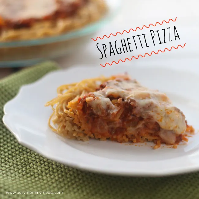 Easy Spaghetti Pizza Recipe