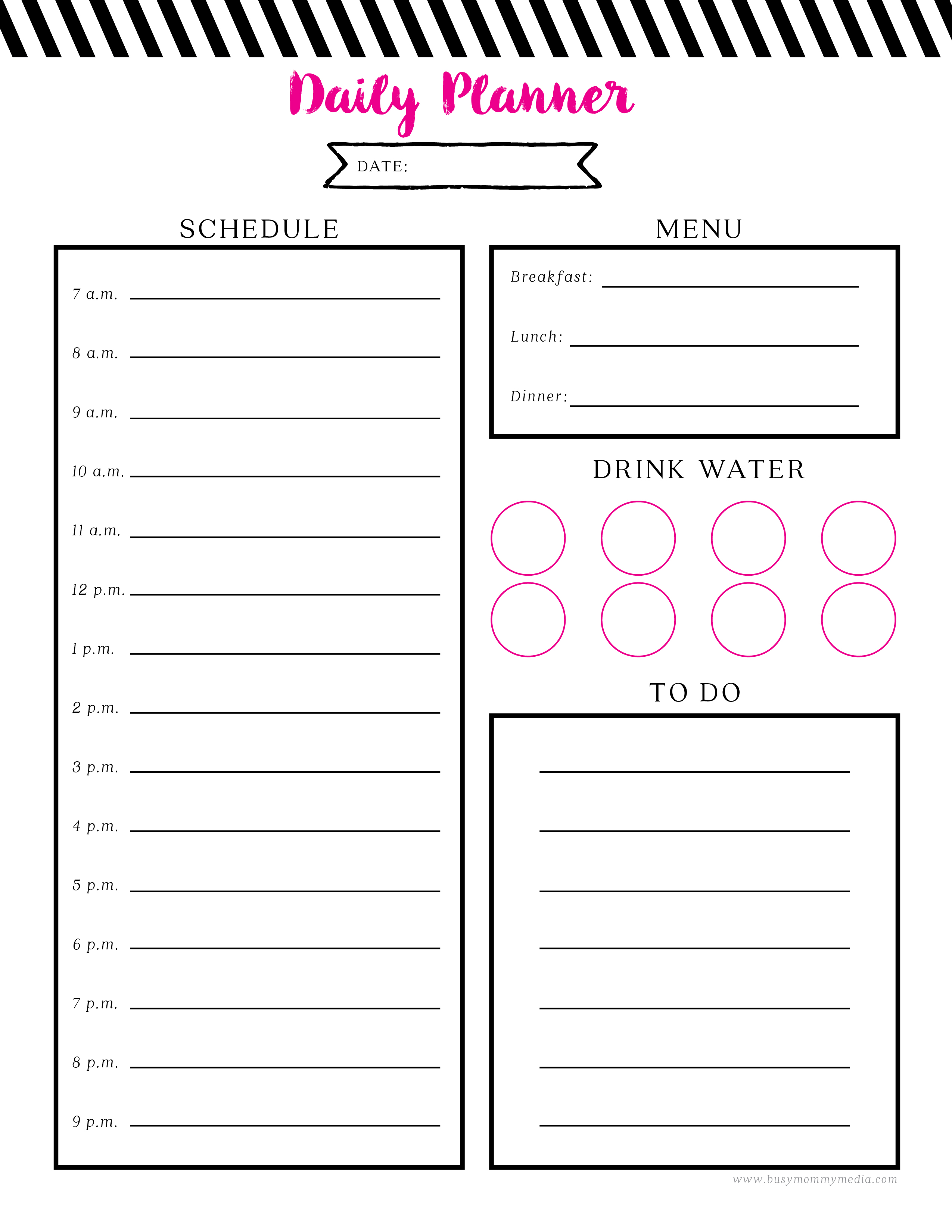 Daily Planner 01 Busy Mommy Media Daily Planner 01 Busy Mommy Media