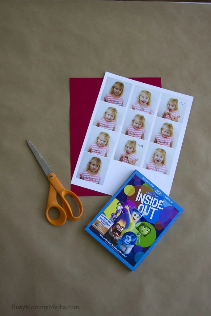 Inside Out Emotions Matching Game
