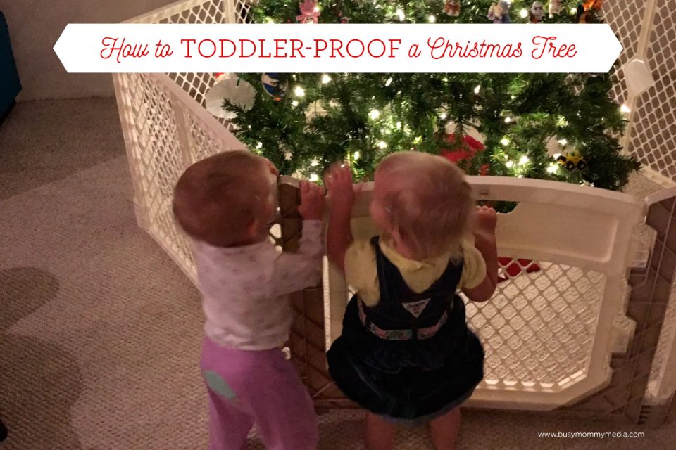 How to Toddler-Proof a Christmas Tree