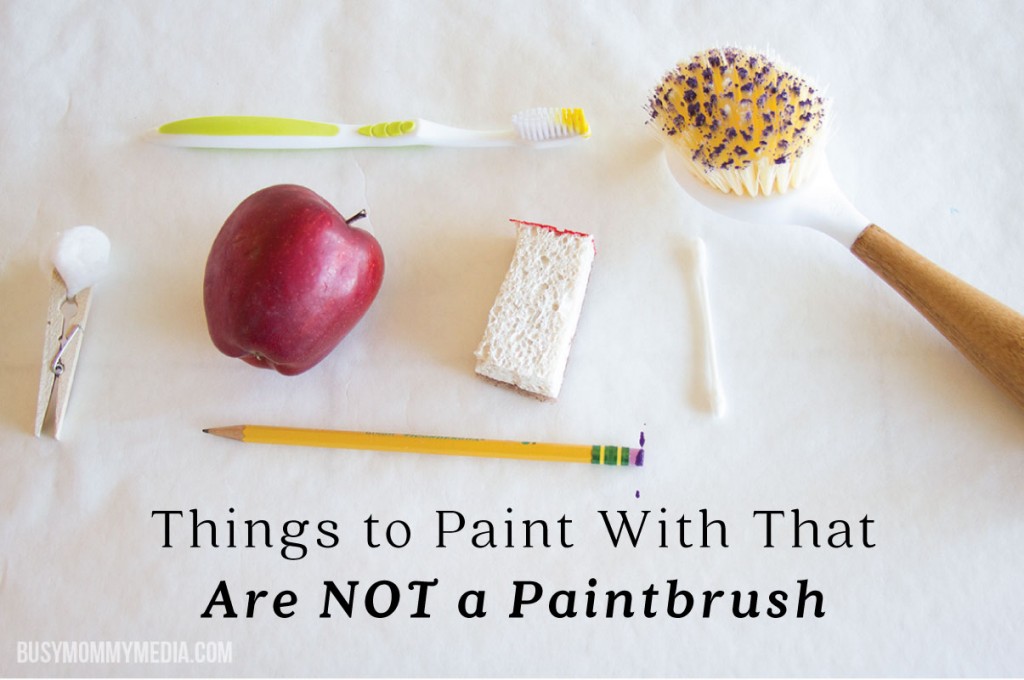 Things to Paint with that are NOT a Paintbrush