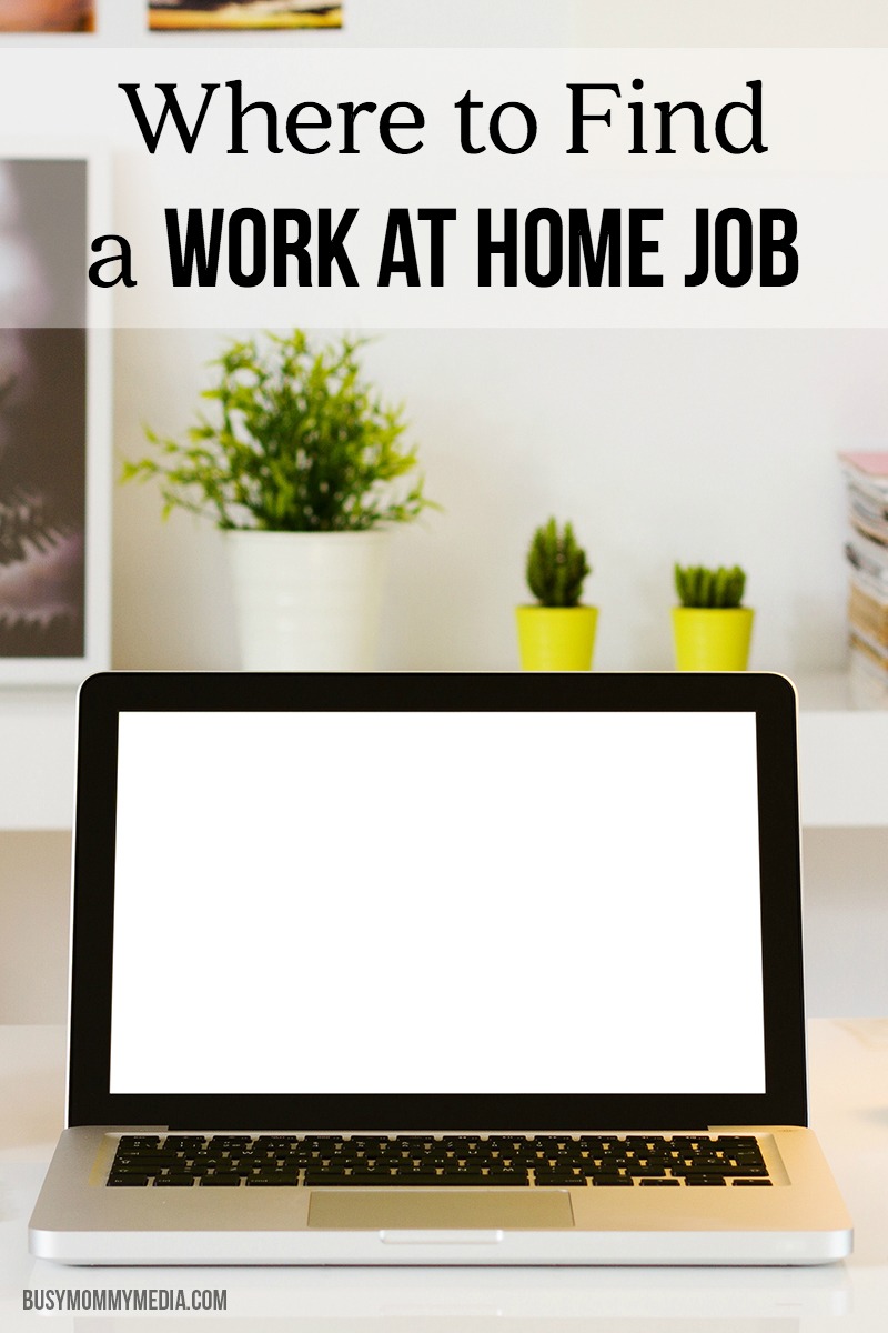 Where to Find a Work at Home Job