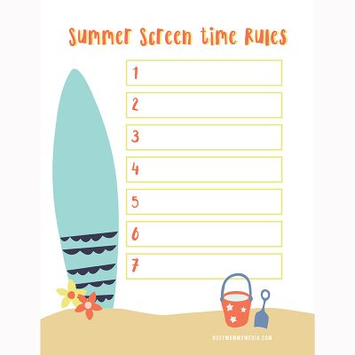 FREE Printable Summer Reading Chart