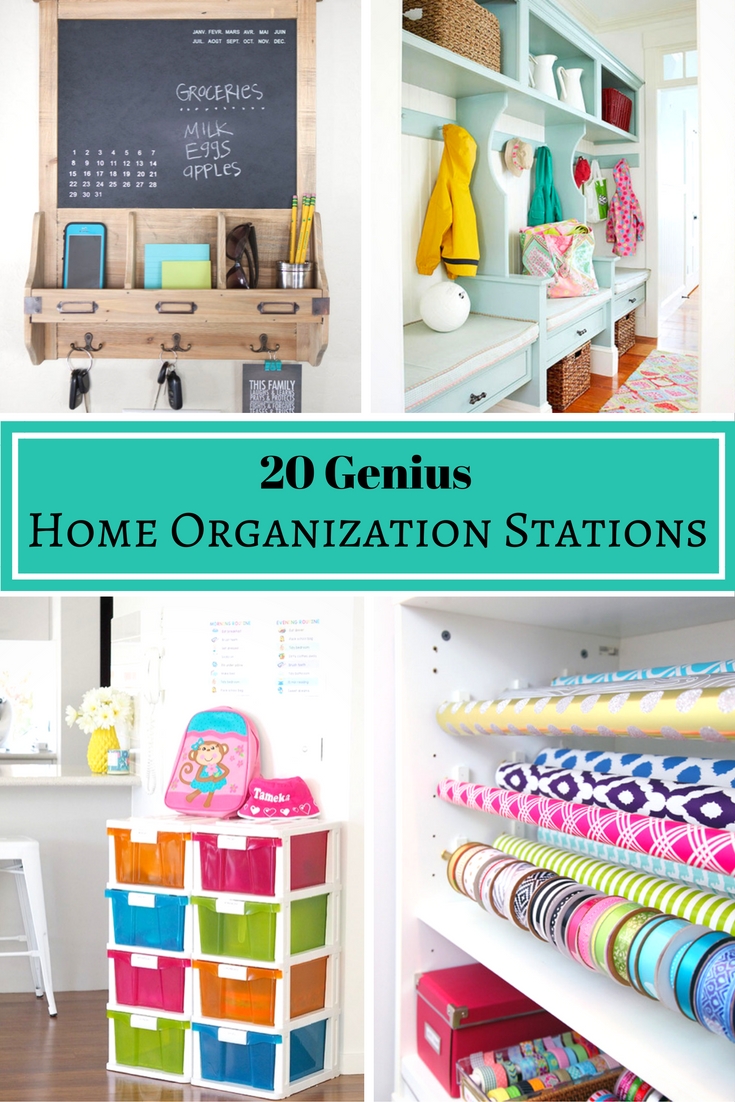 20 Genius Home Organization Stations