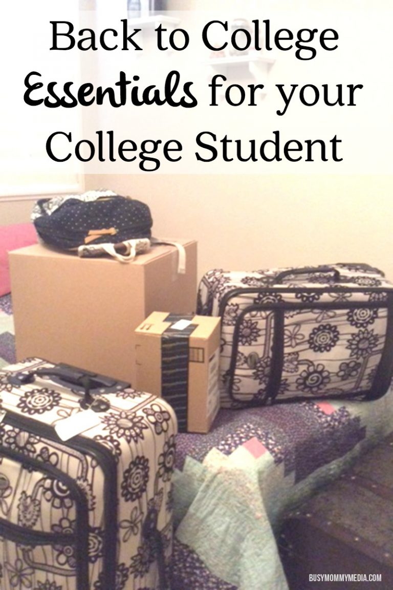Back to College Essentials for your College Student