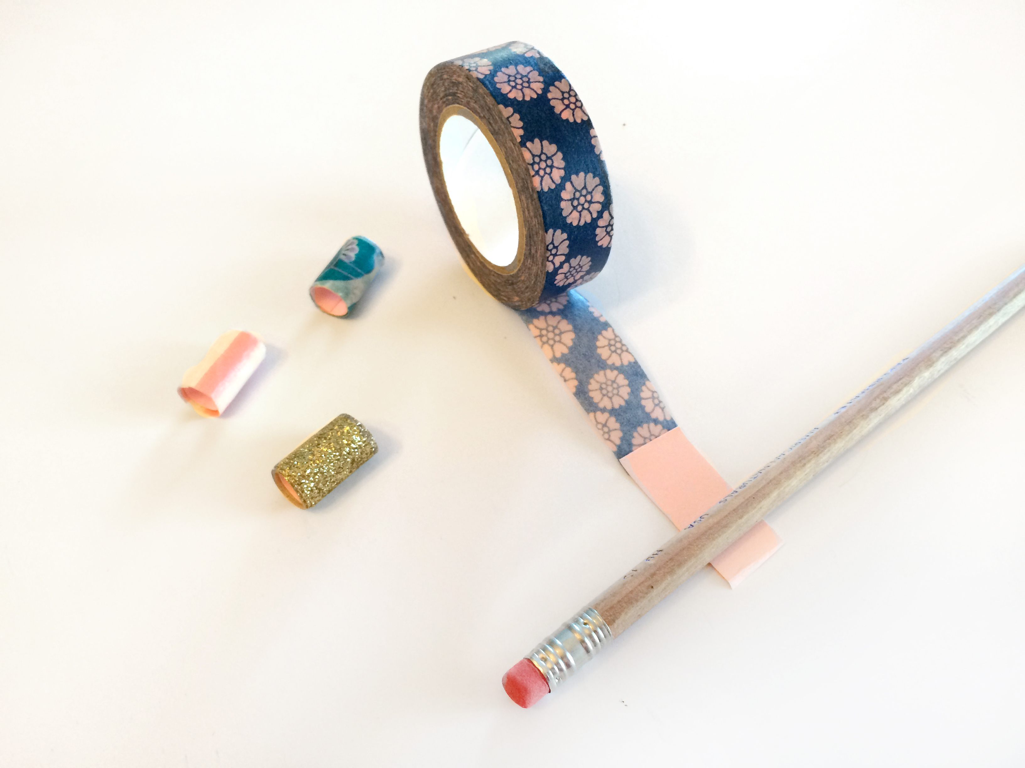 Washi Tape Bead Necklace