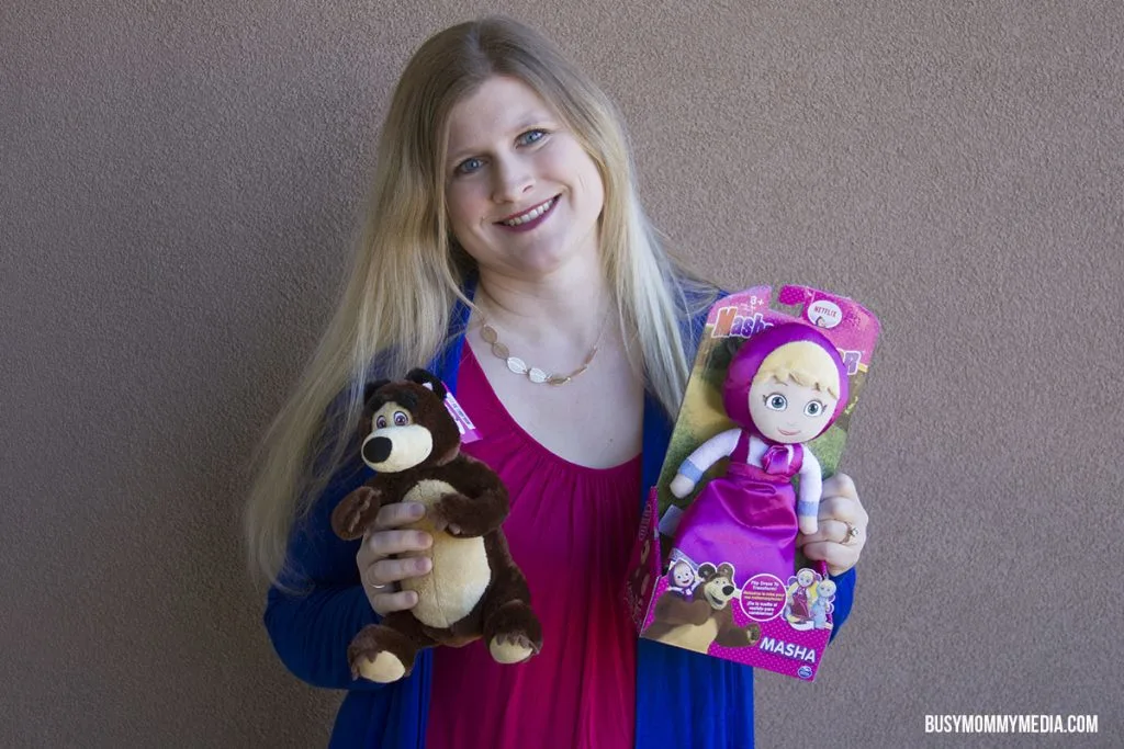 Check out the New Masha and the Bear Toy Line