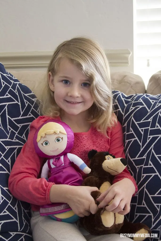 Check out the New Masha and the Bear Toy Line