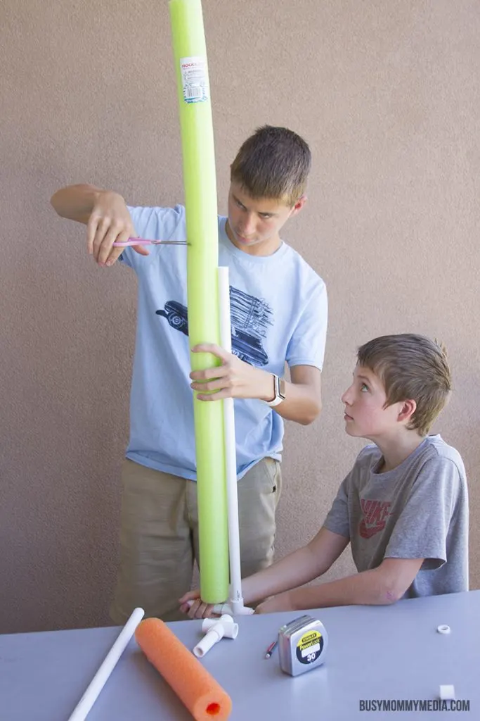DIY Pool Noodle Swords