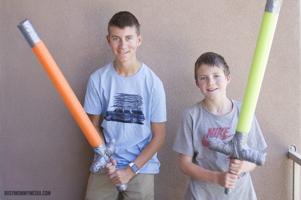 DIY Pool Noodle Swords