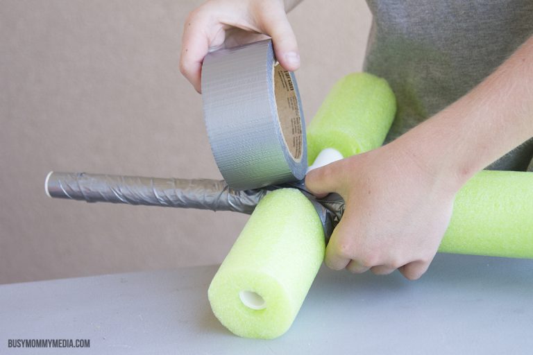DIY Pool Noodle Swords