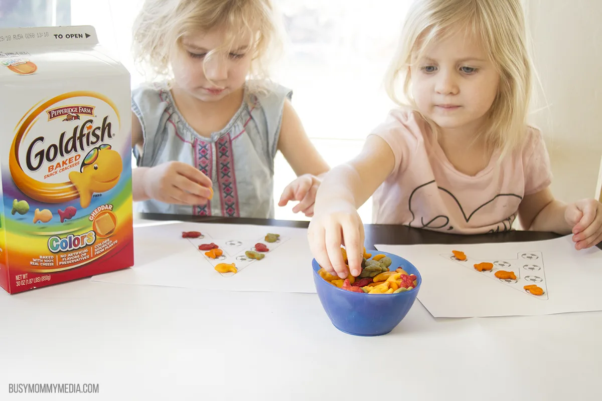 Goldfish Alphabet Game for Preschoolers