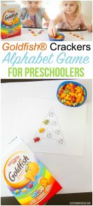 Goldfish Alphabet Game for Preschoolers