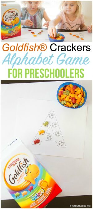 Goldfish Alphabet Game for Preschoolers