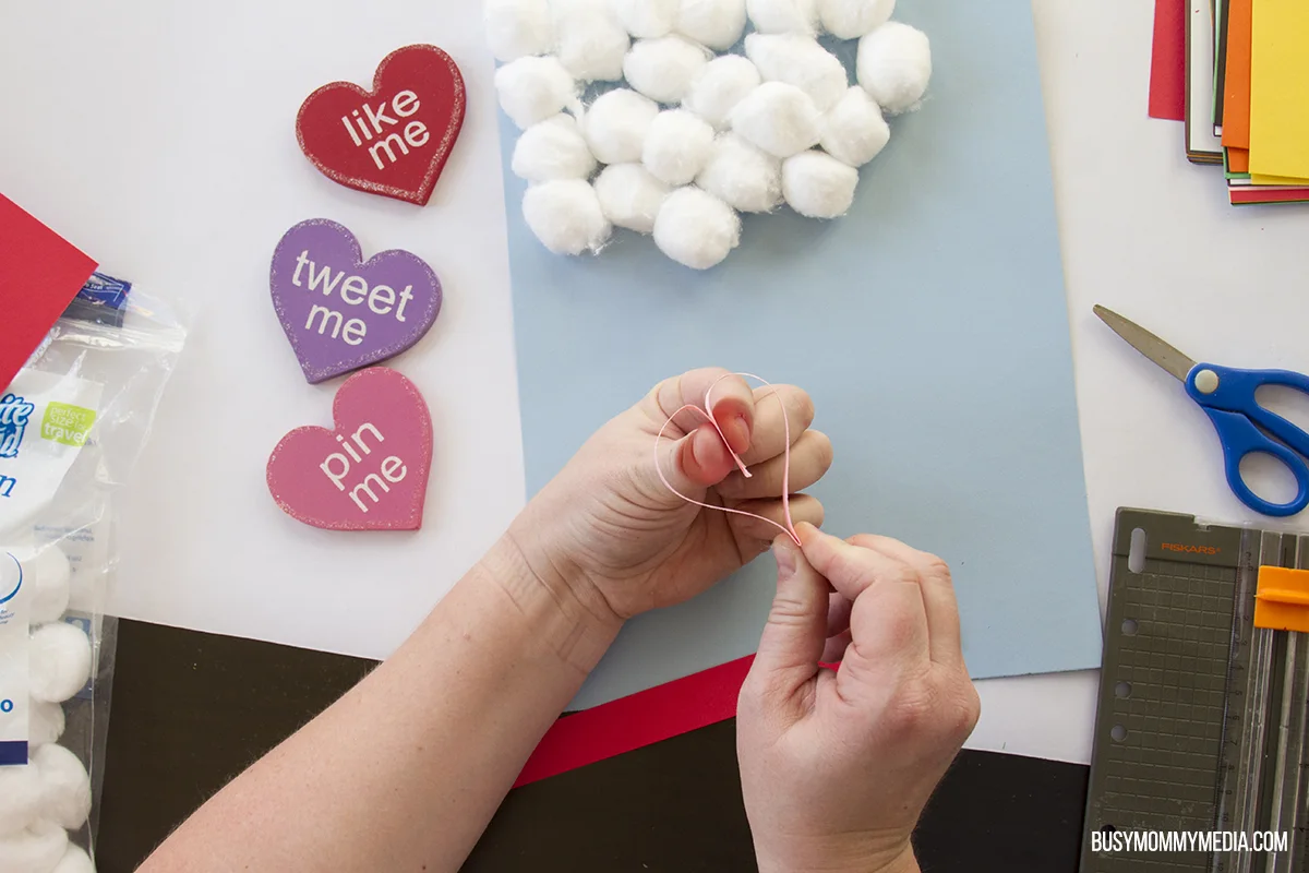 Raining Hearts Valentine's Day Craft