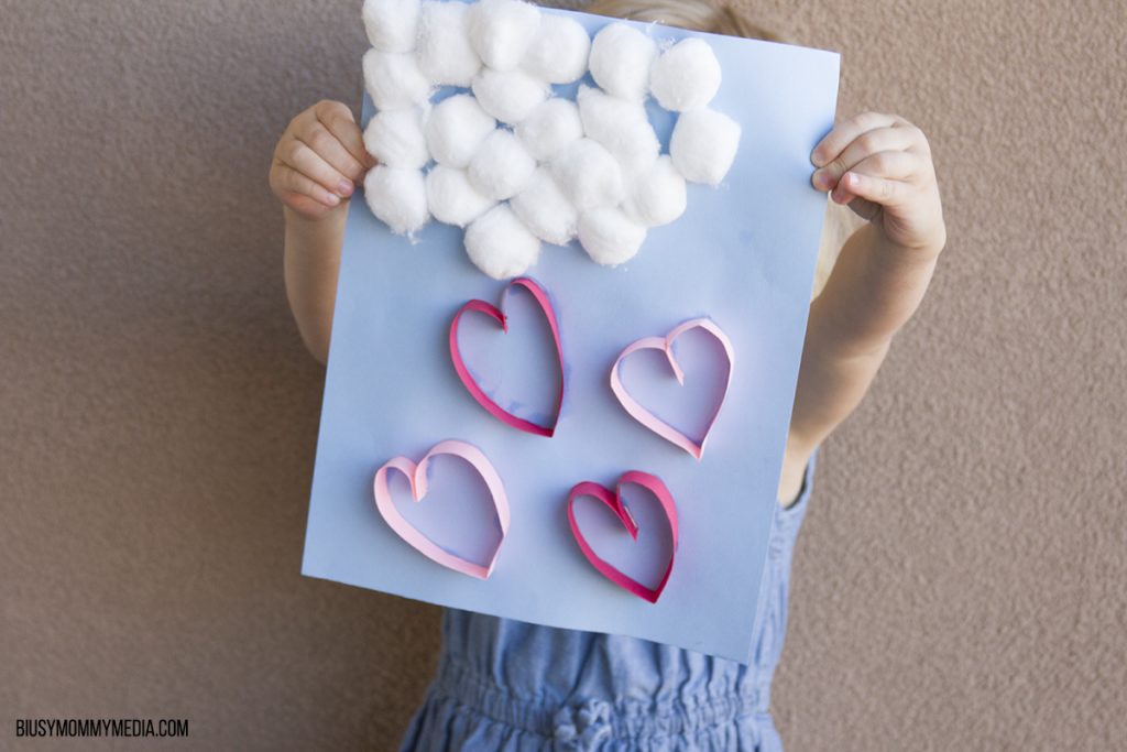 Raining Hearts Valentine's Day Craft