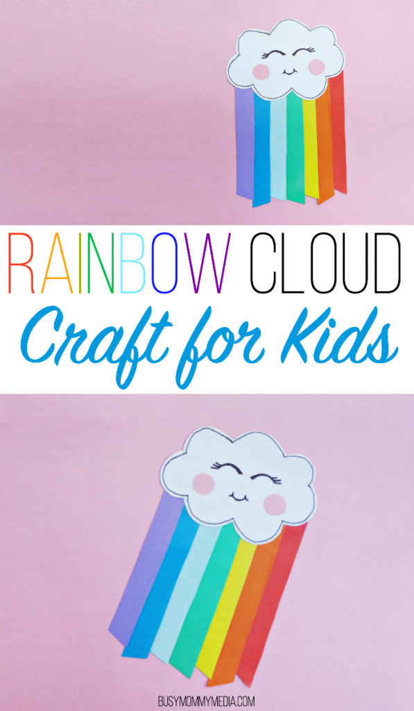 Rainbow Cloud Craft for Kids