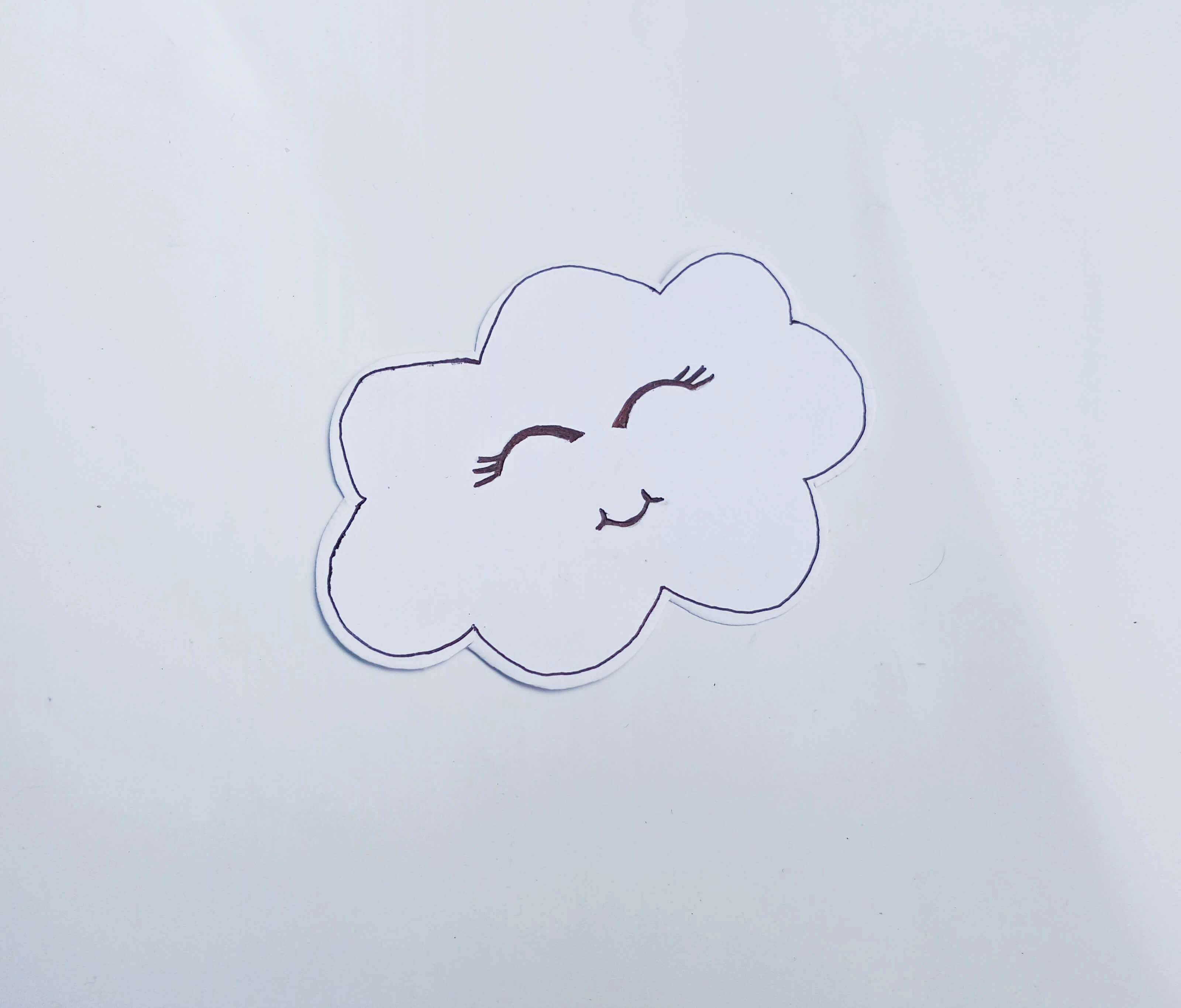 Rainbow Cloud Craft for Kids