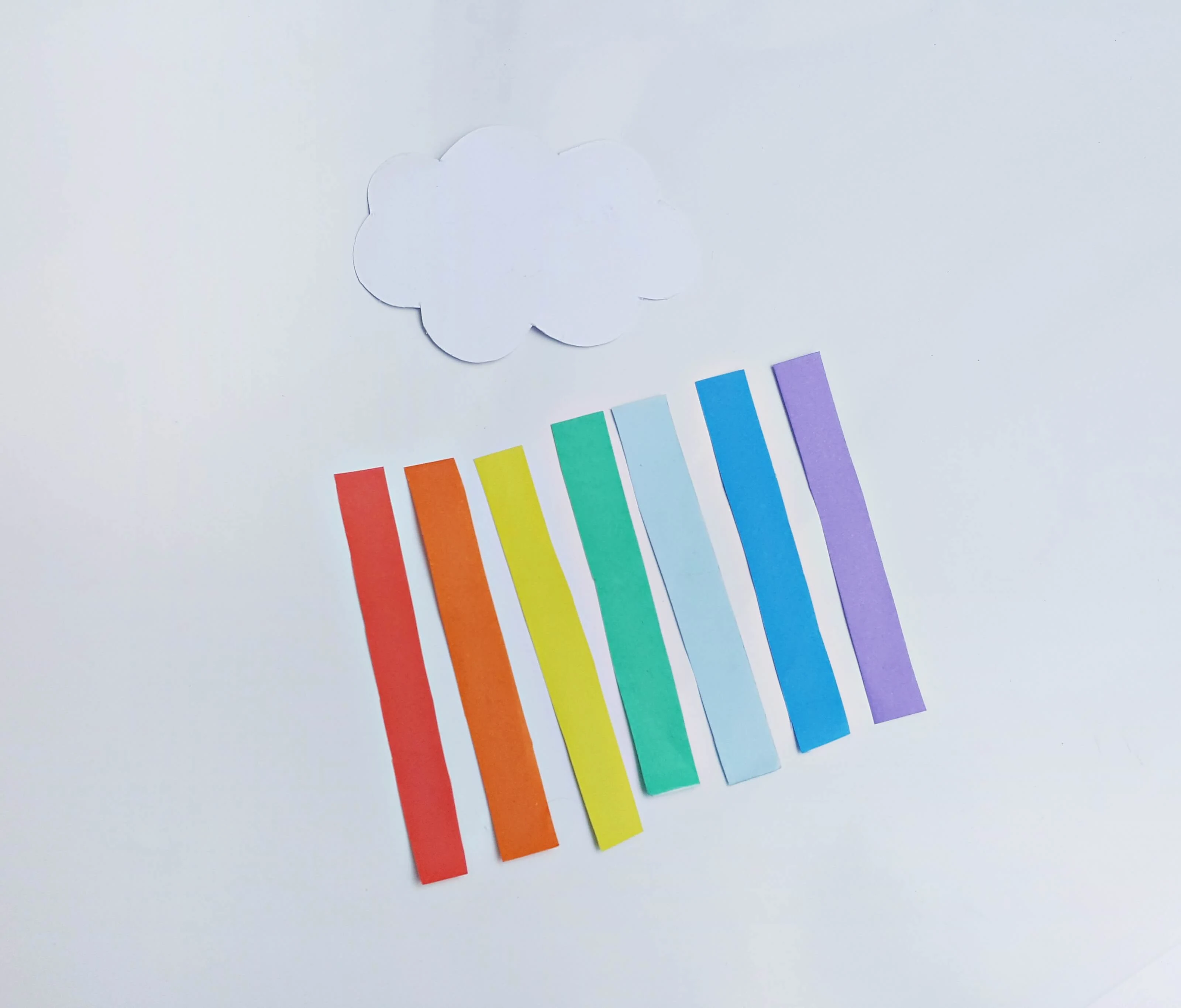 Rainbow Cloud Craft for Kids