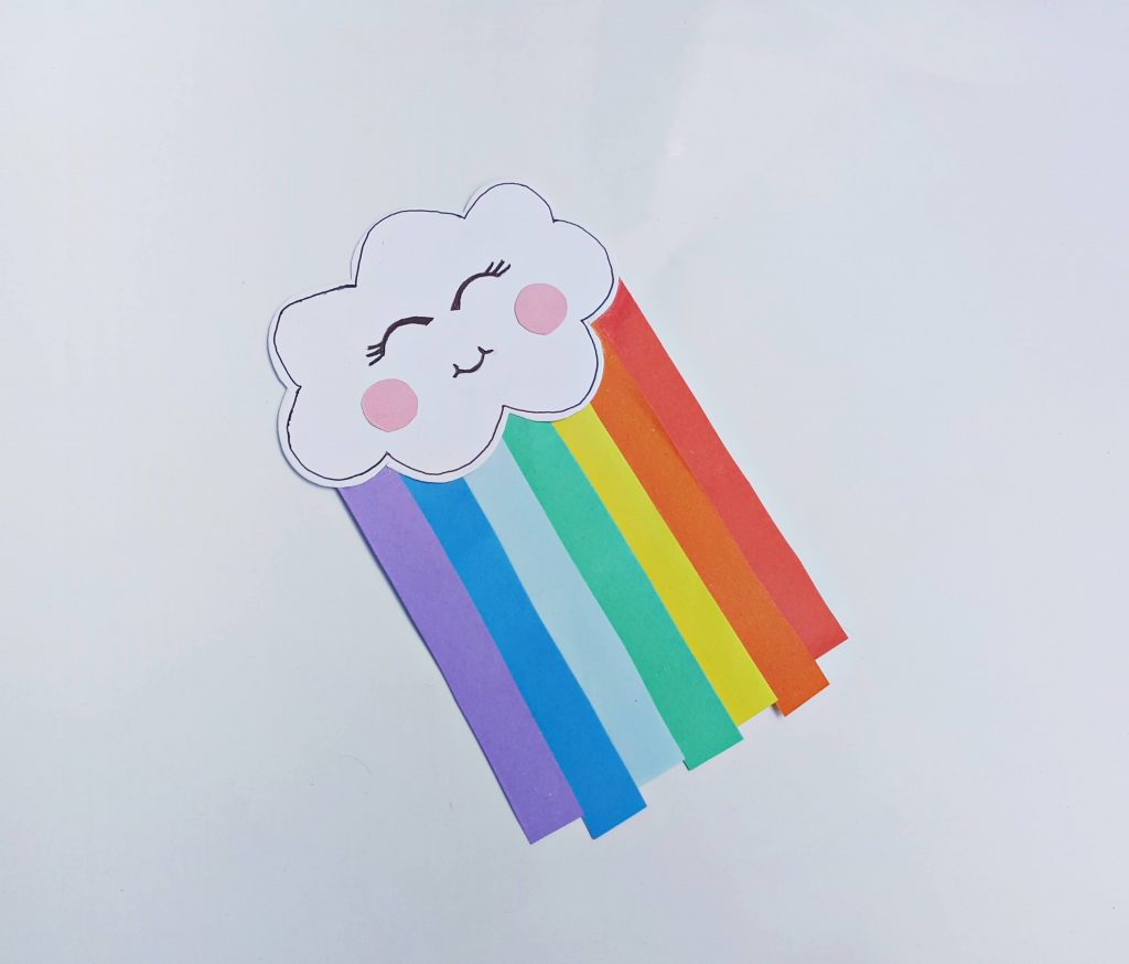Rainbow Cloud Craft for Kids
