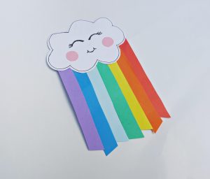 Rainbow Cloud Craft for Kids