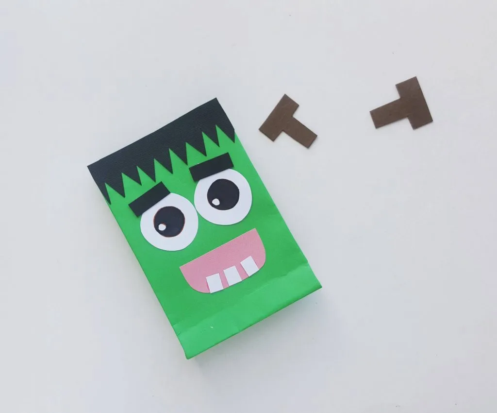 Frankenstein Halloween Treat Bag Craft