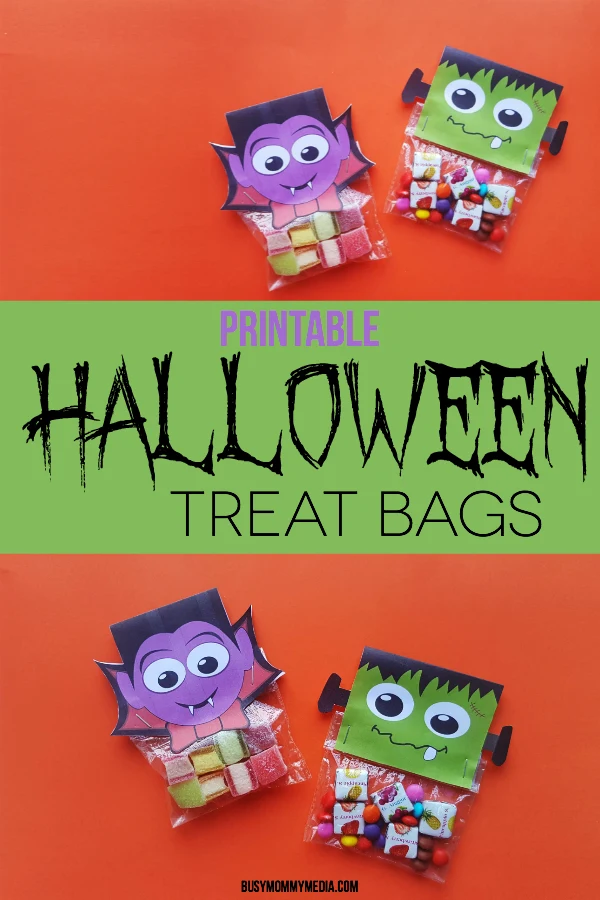 Frankenstein Halloween Treat Bag Craft