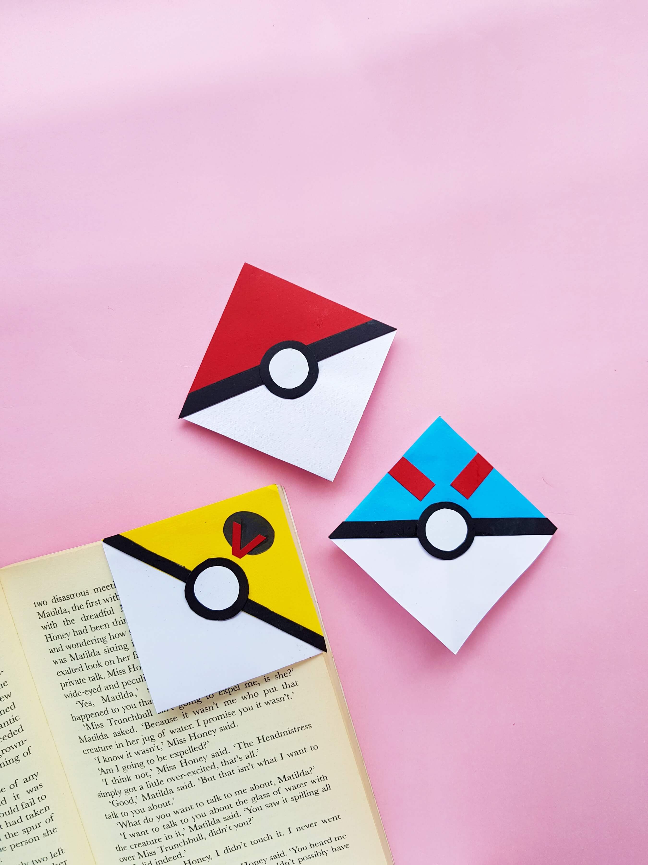 Pokémon Ball Corner Bookmarks