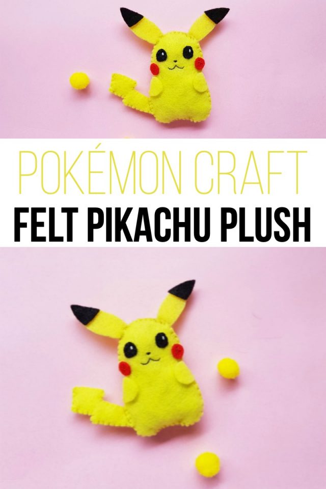 Pokémon Craft - DIY Felt Pikachu Plush