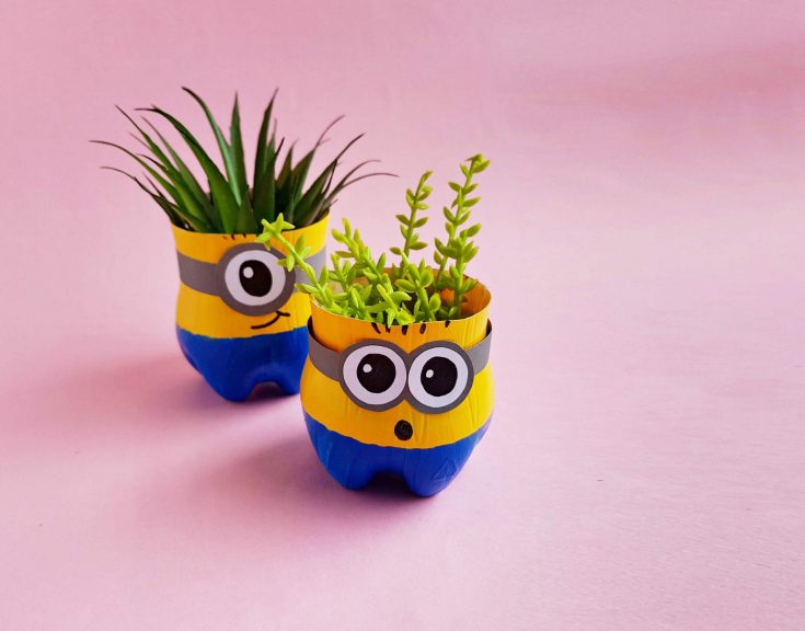 Recycled Minion Planters