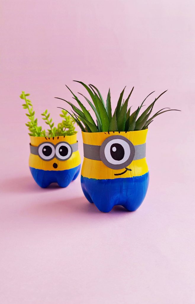 Recycled Minion Planters