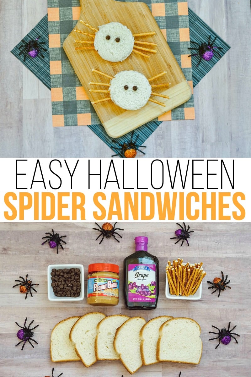 Easy Spider Sandwiches