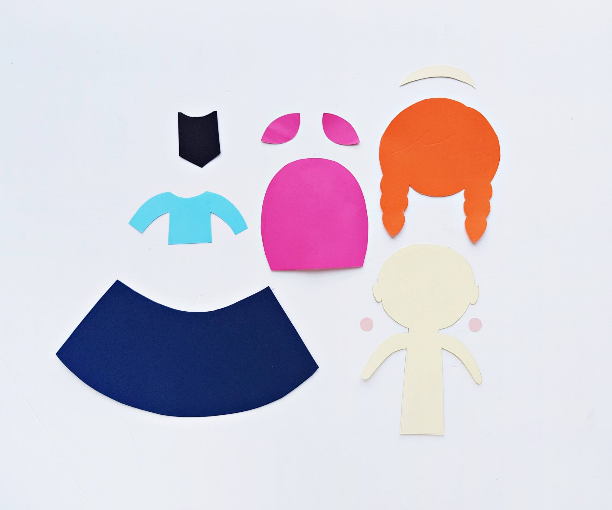 Princess Anna - Frozen Craft for Kids (with Printable Template)