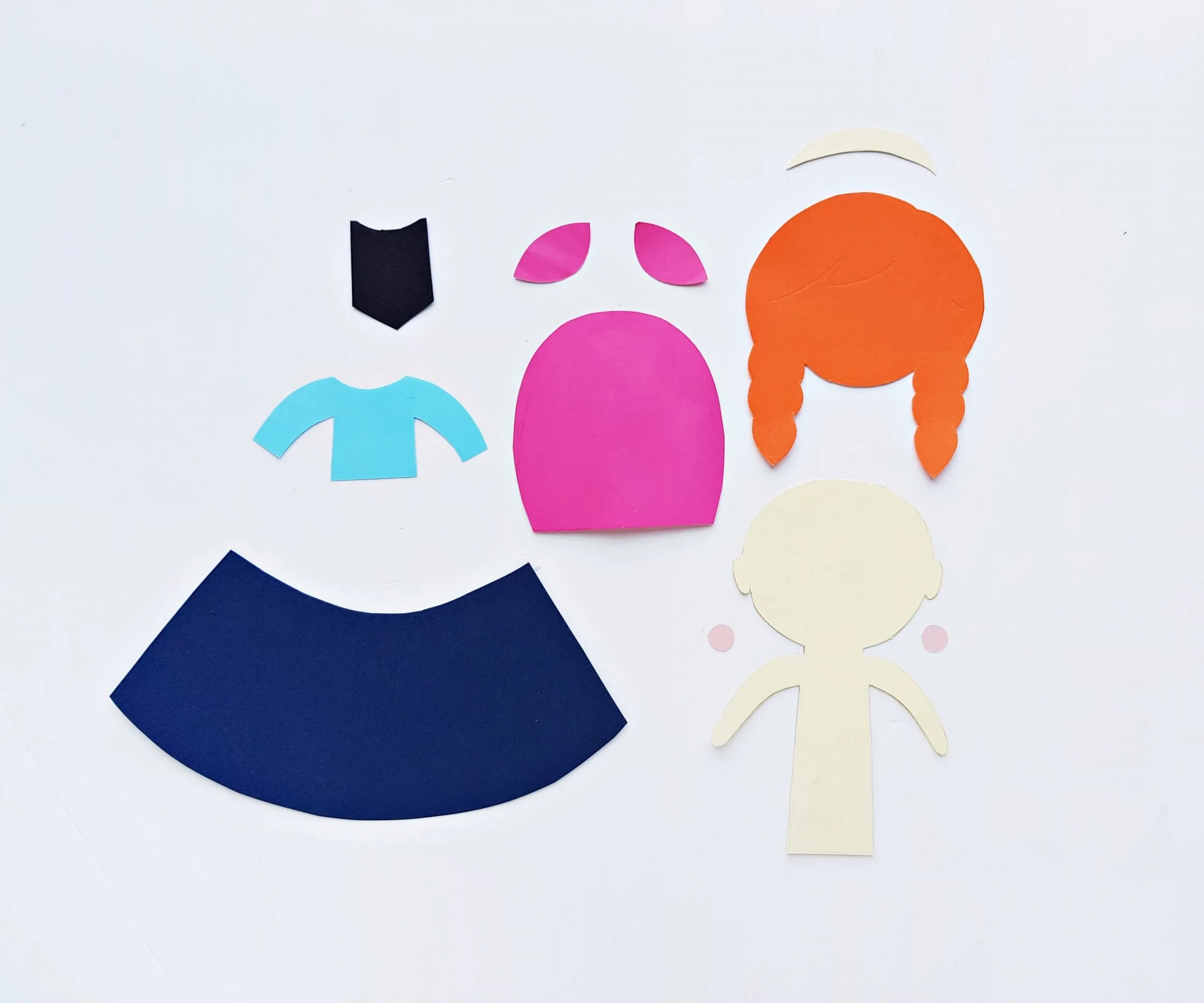 Princess Anna - Frozen Craft for Kids (with Printable Template)