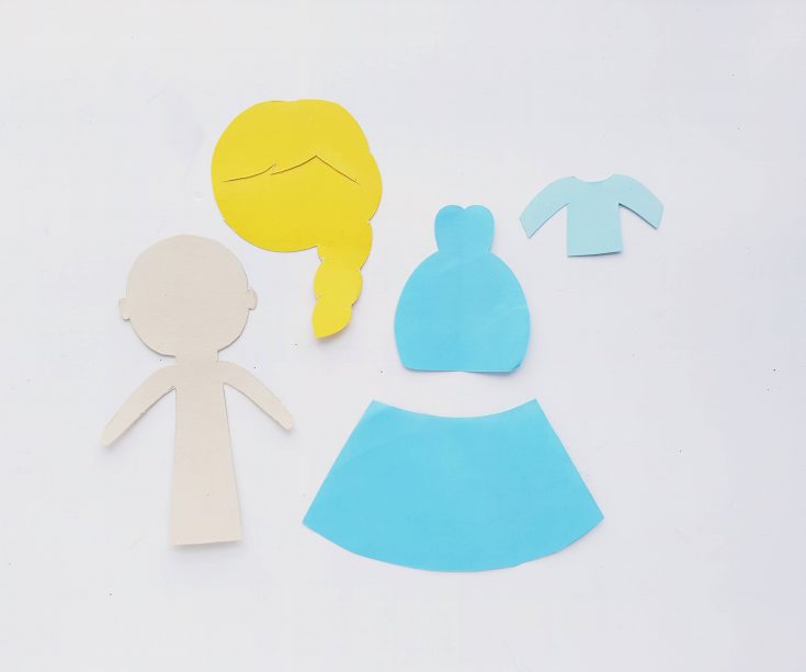 Queen Elsa - Frozen Craft for Kids (with Printable Template)