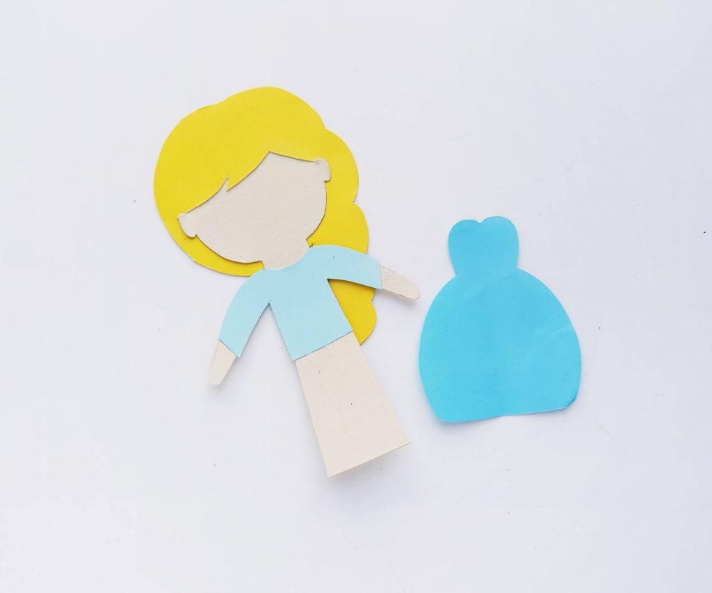 Queen Elsa - Frozen Craft for Kids (with Printable Template)