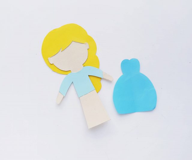 Queen Elsa - Frozen Craft for Kids (with Printable Template)