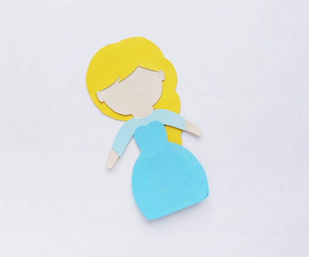 Queen Elsa - Frozen Craft for Kids (with Printable Template)