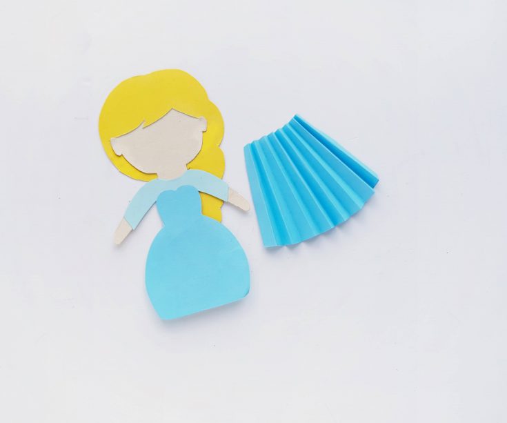 Queen Elsa - Frozen Craft for Kids (with Printable Template)