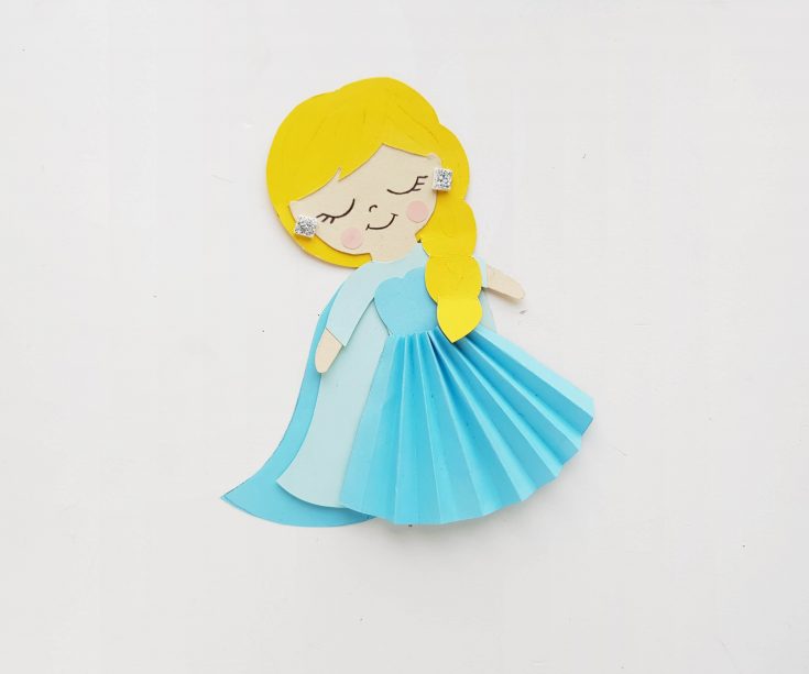 Queen Elsa - Frozen Craft for Kids (with Printable Template)