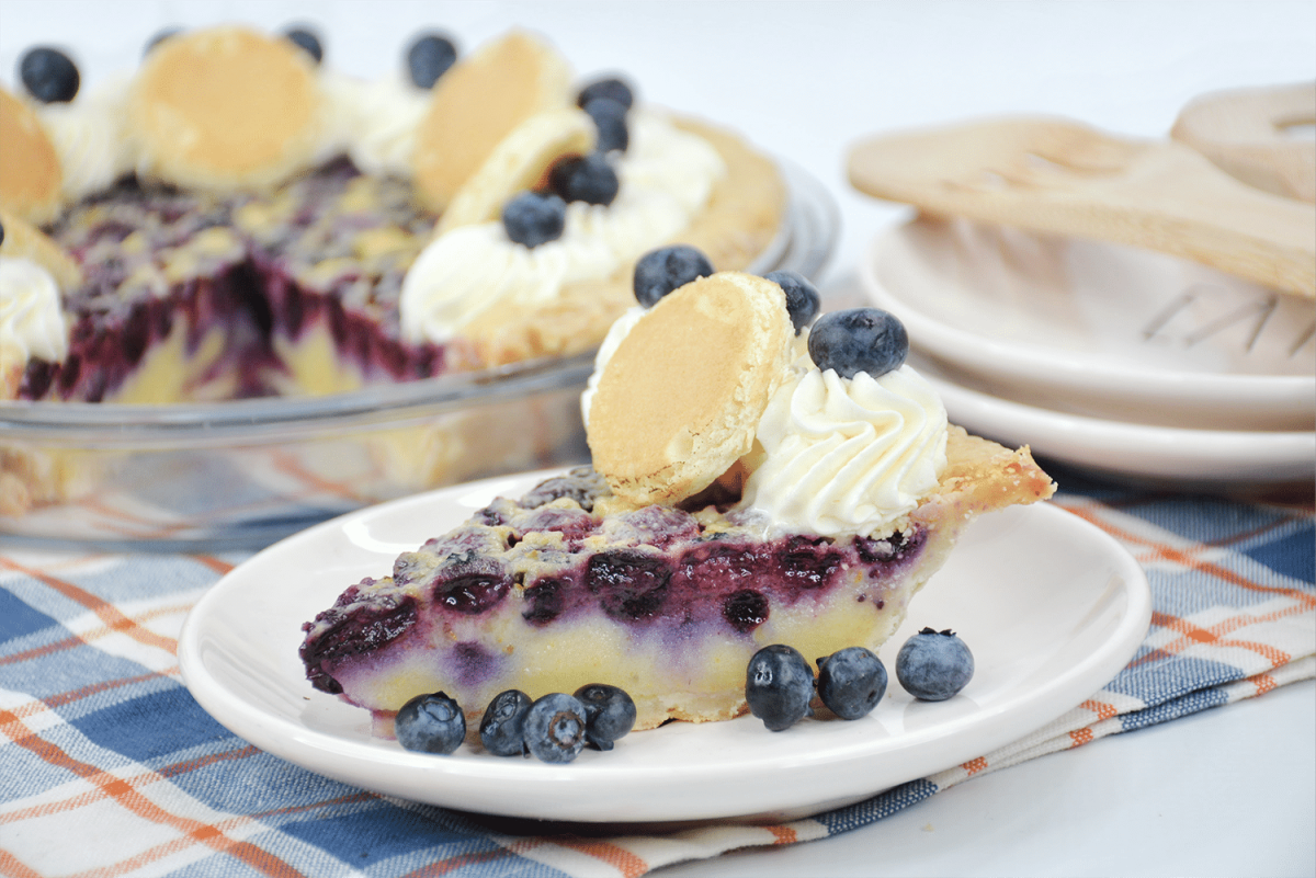 Blueberry Pancake Pie