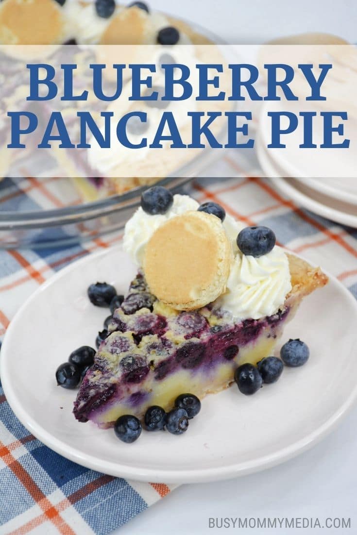 Blueberry Pancake Pie