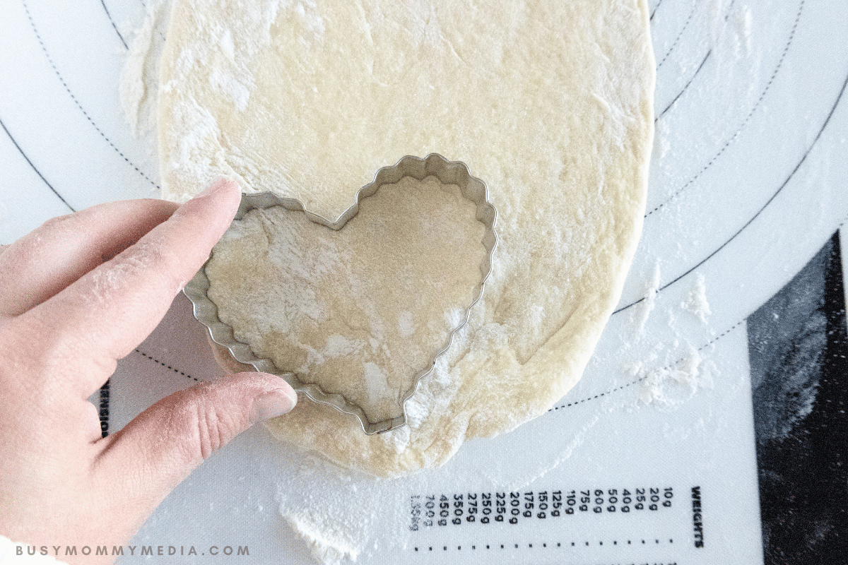 Delicious Duo: Heart Beignets with Chocolate