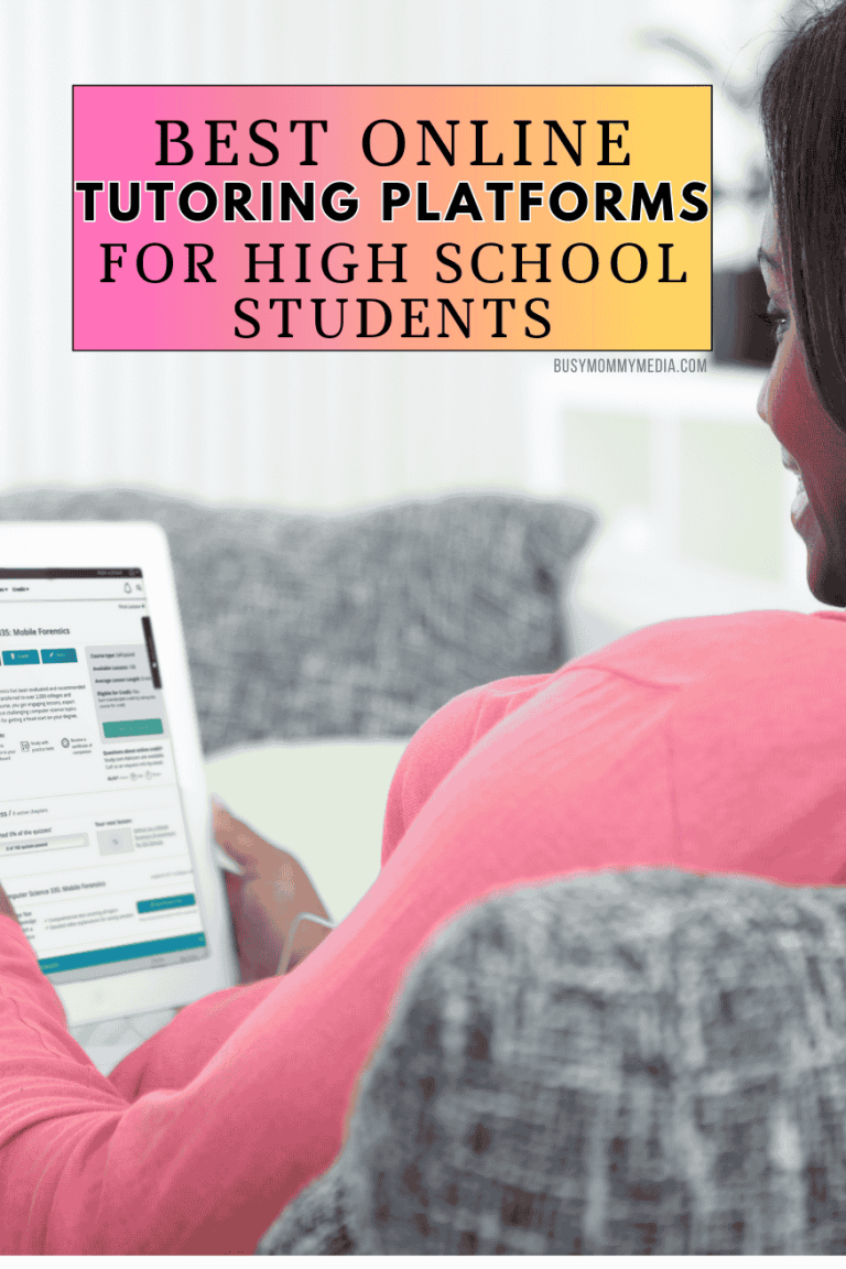 Best Online Tutoring Platforms for High School Students