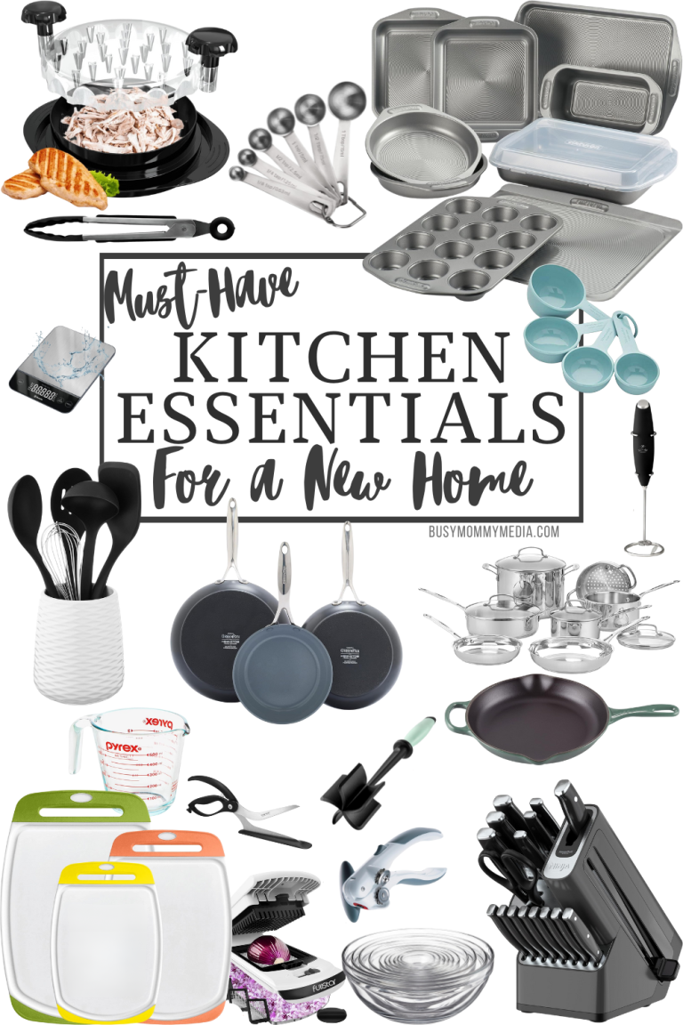 Kitchen Essentials for a New Home - Must-Have Kitchen Basics