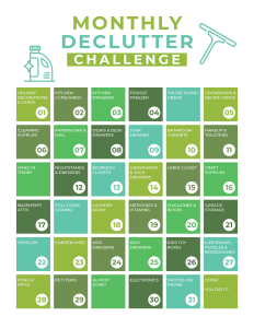 30 Day Declutter Challenge (January Declutter Challenge)